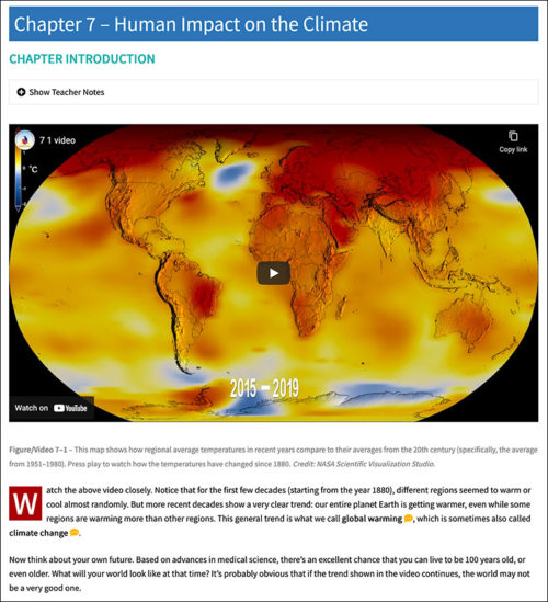 Free, Online Climate Curriculum for Middle & High School – Global ...